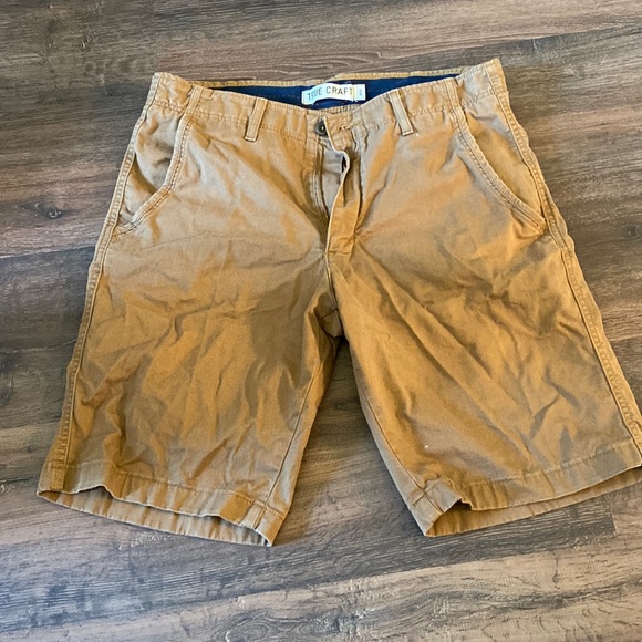 True Craft | Shorts | Mens True Craft Tan Shorts Khaki Dress Casual ...